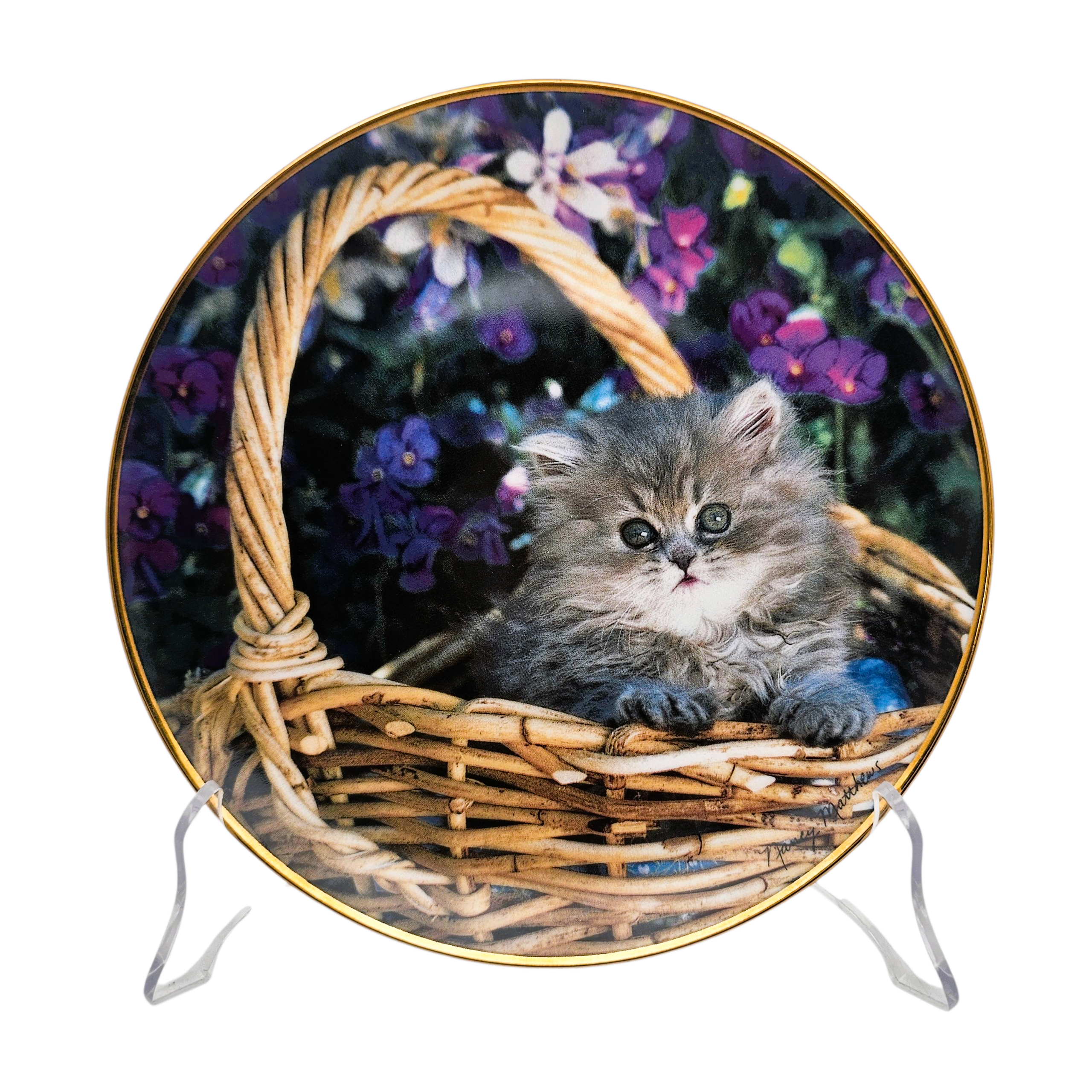 Assiette Franklin Mint " Room for one more" par Nancy Matthews, Editio ...